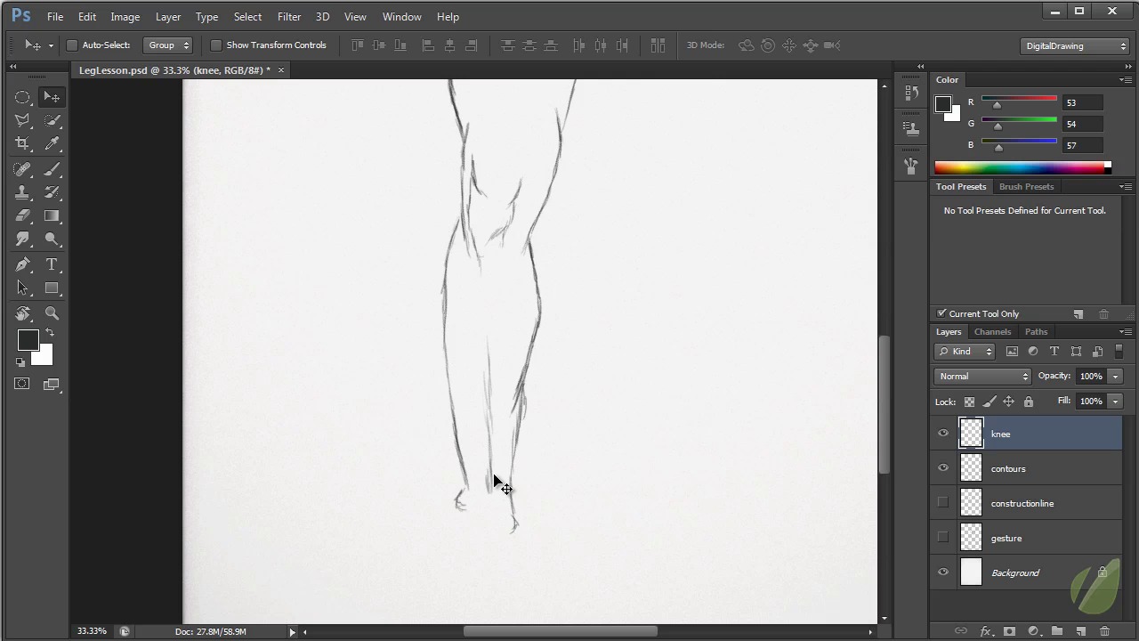 Introduction to Digital Figure Drawing - Legs