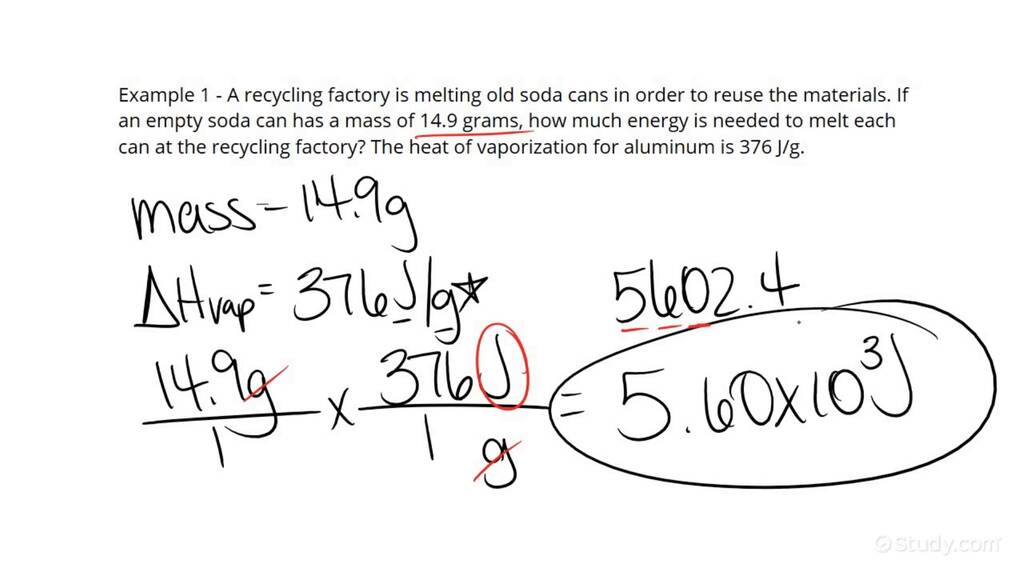 How to Calculate Energy Changes During Material Condensation or ...
