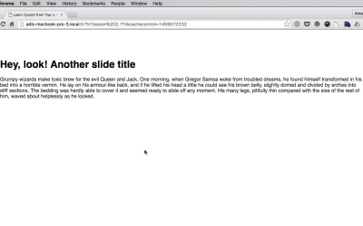 Learn Cycle2 for jQuery From Top to Bottom - Using Non-Image Slides