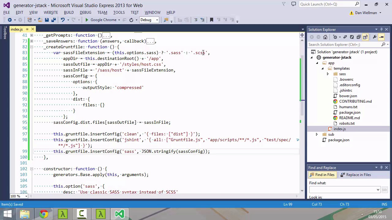 Create a Custom Yeoman Generator - Working With the Gruntfile