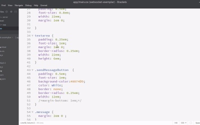 Connect the Web With WebSockets - Adding Styles