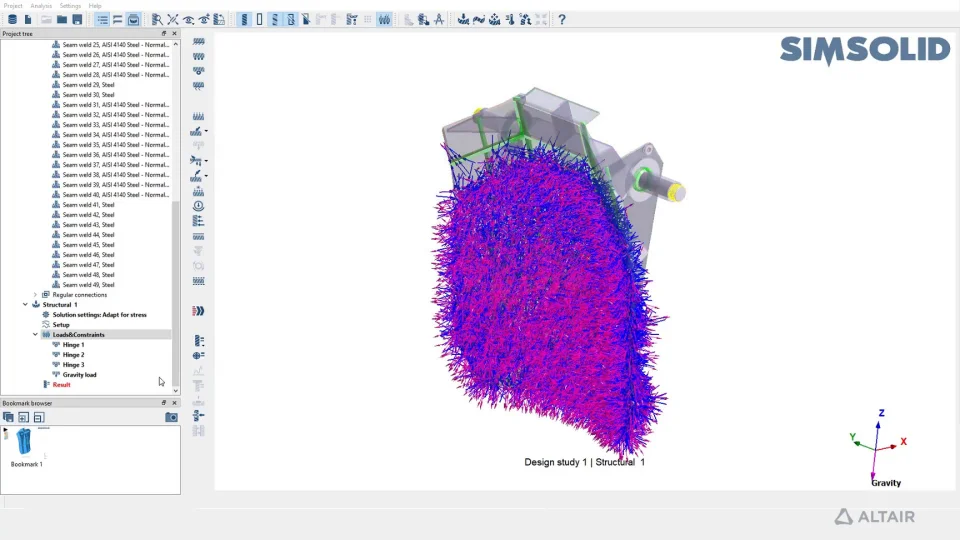 Altair Simsolid - EDEM Workflow