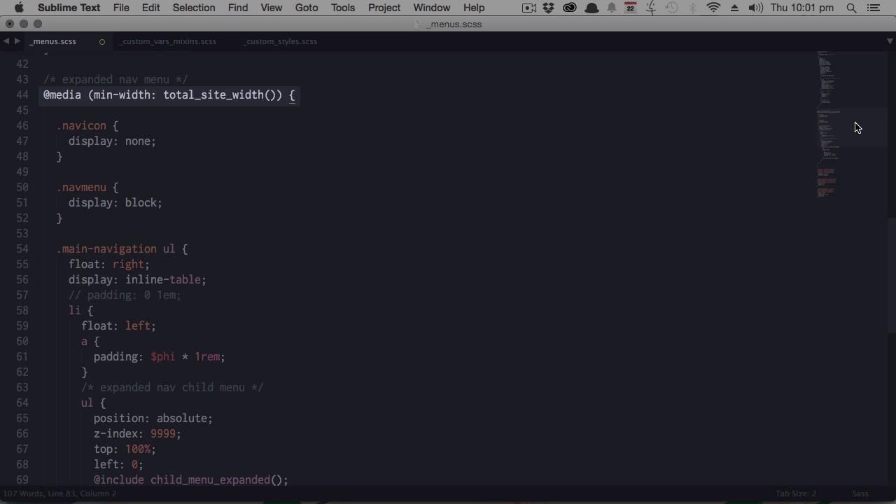 WordPress Theme Creation With Underscores - Add Touch-Friendly Responsive Menu Copy