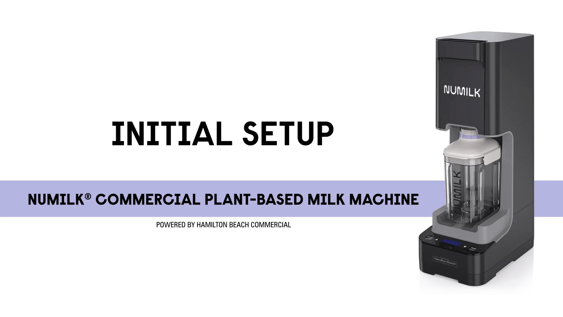 Numilk Commercial Machine Technical Support Videos – Numilk Shop