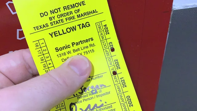 Fire Sprinkler Tags - Fast Shipping from XpressTags