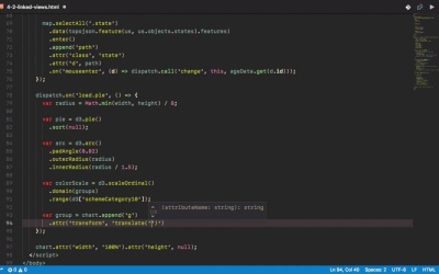 Learn Data Visualization With D3.js - Linked Views