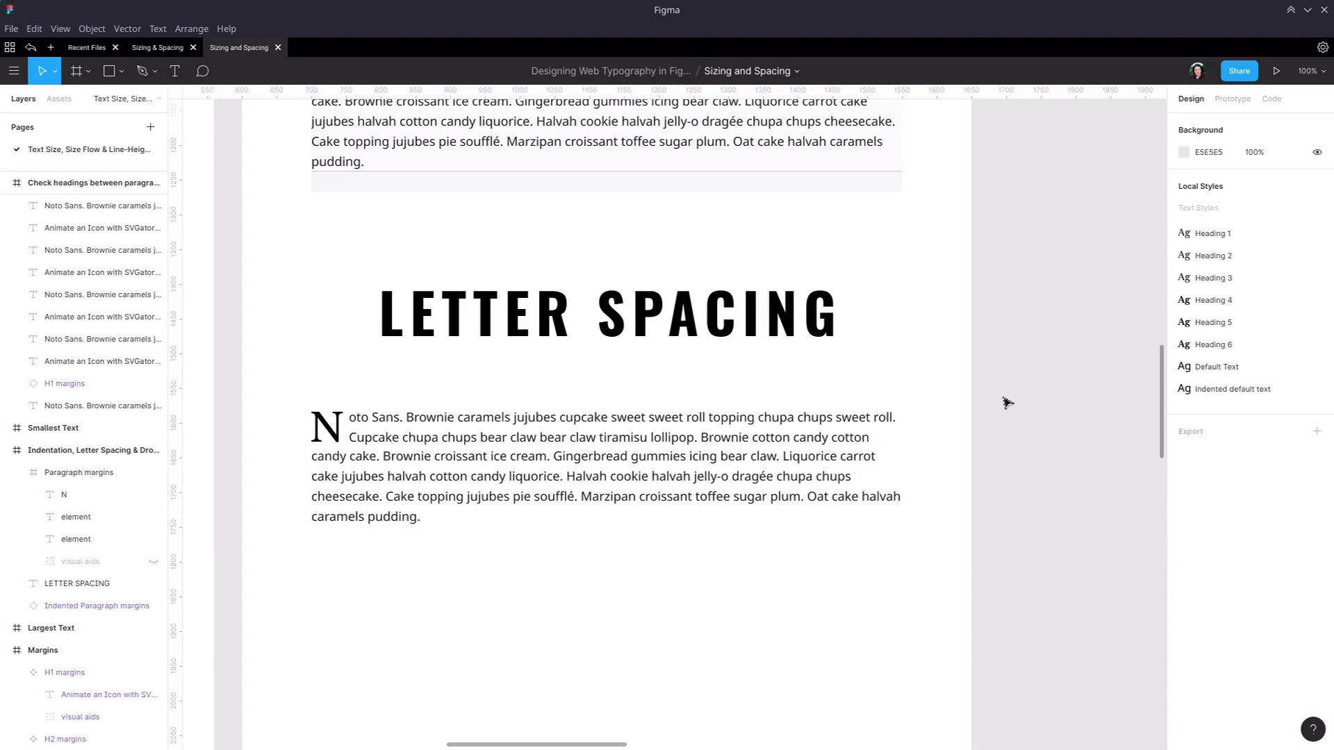 Web Typography Basics in Figma - Indentation, Letter Spacing, and Drop Caps