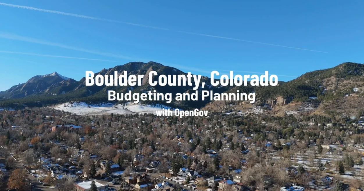 Scaling New Heights: How Boulder County Climbed to Efficiency | OpenGov