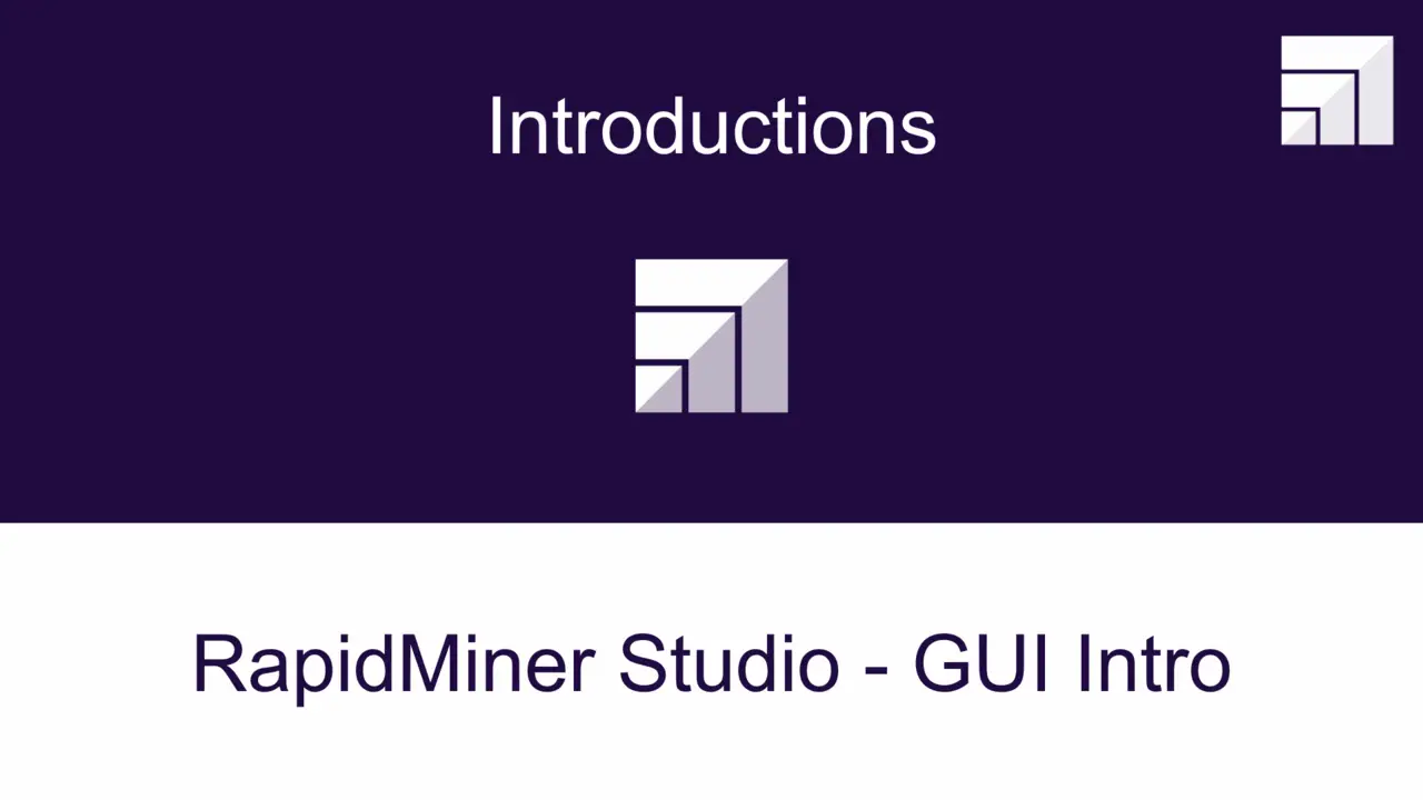 What is what introduction for RapidMiner | RapidMiner Studio