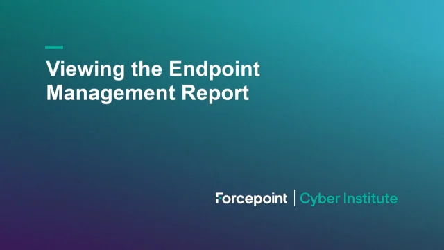 Forcepoint Cyber Institute