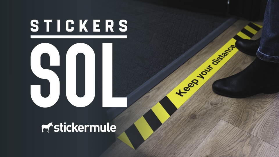Stickers sol personnalisés | Livraison gratuite | Sticker Mule France