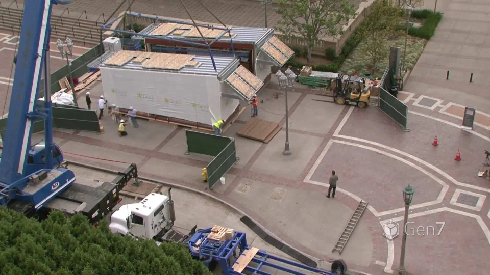 GEN7 Green School Delivery & Installation | American Modular Systems