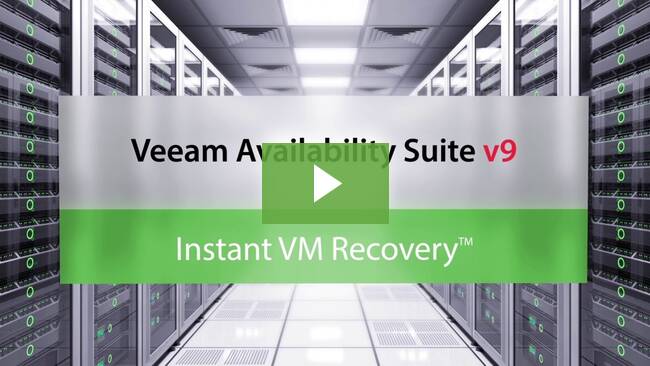 Instant VM Recovery – Veeam Backup & Replication Funktionen Instant VM Recovery – Veeam Backup & Replication Funktionen