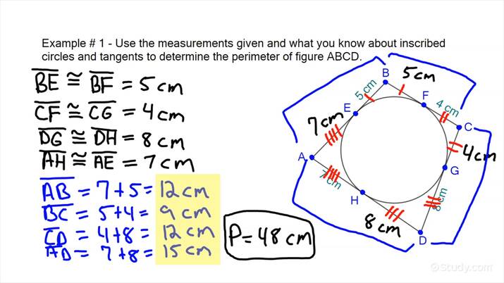 How to Find the Perimeter of Polygons with an Inscribed Circle ...
