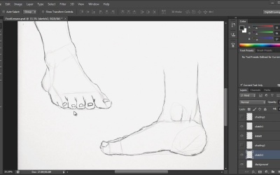 Introduction to Digital Figure Drawing - Feet