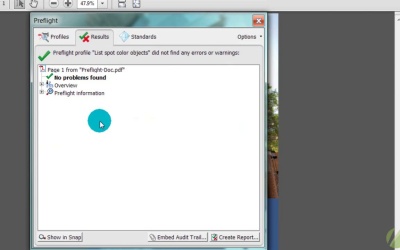 Advanced Print Design - Preflight