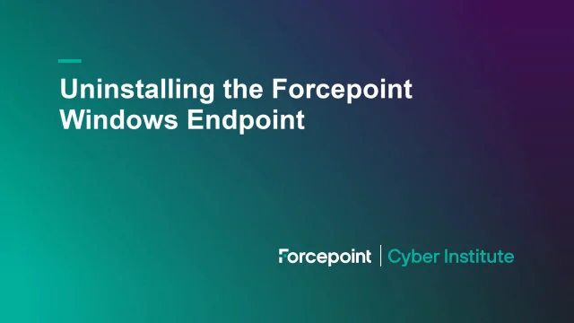 Forcepoint Cyber Institute