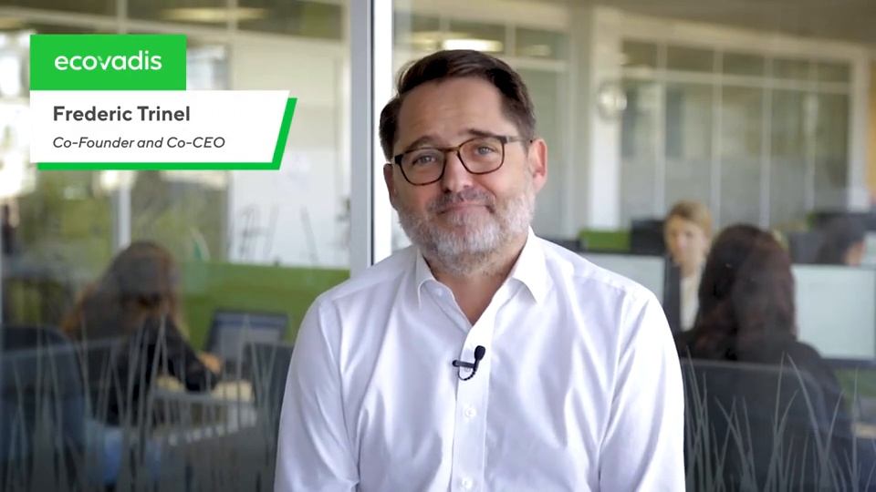 Frederic Trinel, EcoVadis Co-Founder and Co-CEO