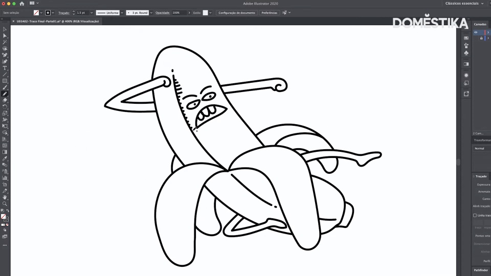 Tutorial Illustrator: consejos para vectorizar bocetos | Domestika