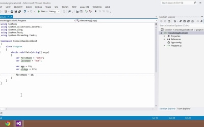 Advanced C# - Implicit Typing