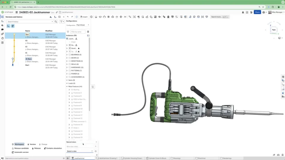 Version Control for Hardware: Mastering Onshape’s built-in PDM