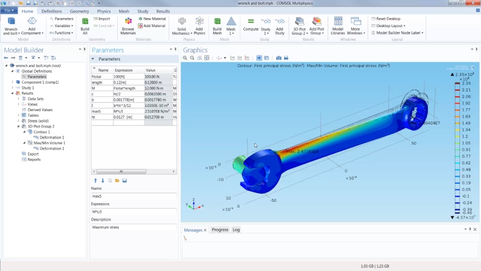 Modeling Stresses and Strains in COMSOL Multiphysics