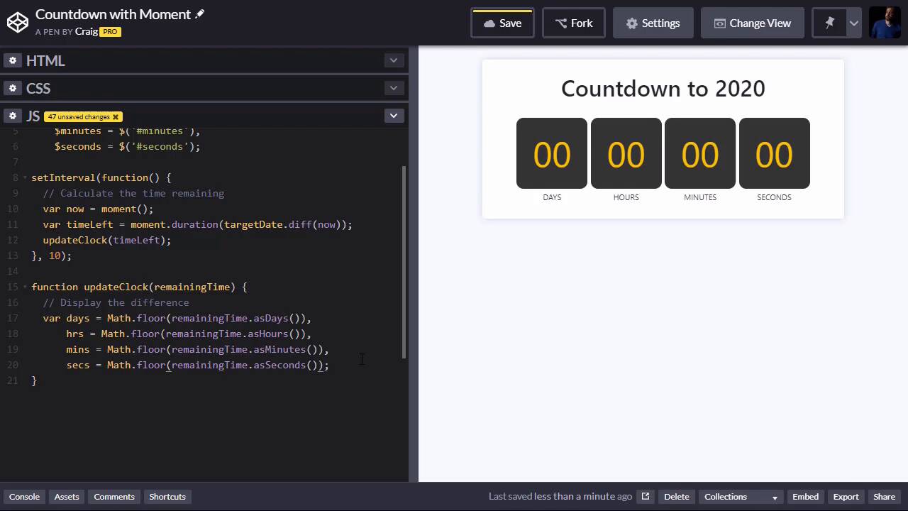 3 JavaScript Projects for Beginners - Calculating the Difference