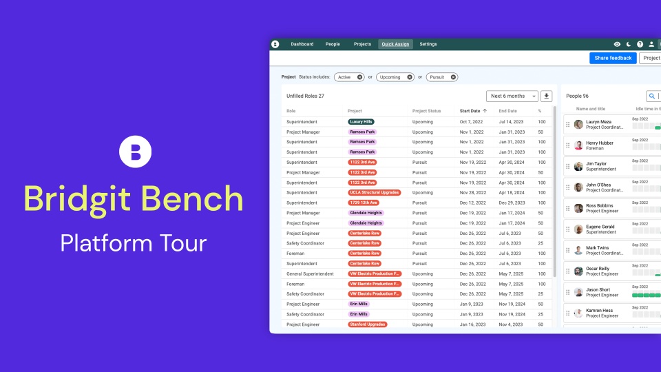 Bridgit Bench Pricing, Alternatives & More 2025 | Capterra