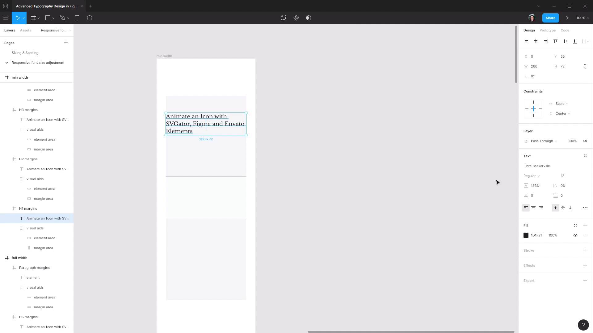 Advanced Typography Design in Figma - Adjusting Font Sizes Advanced Typography Design in Figma - Adjusting Font Sizes