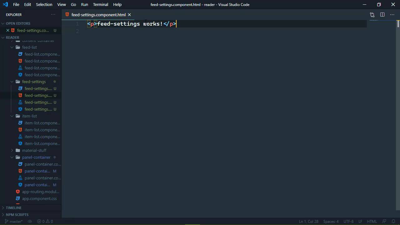 Modern Web Apps With Angular - Designing the Settings Panel