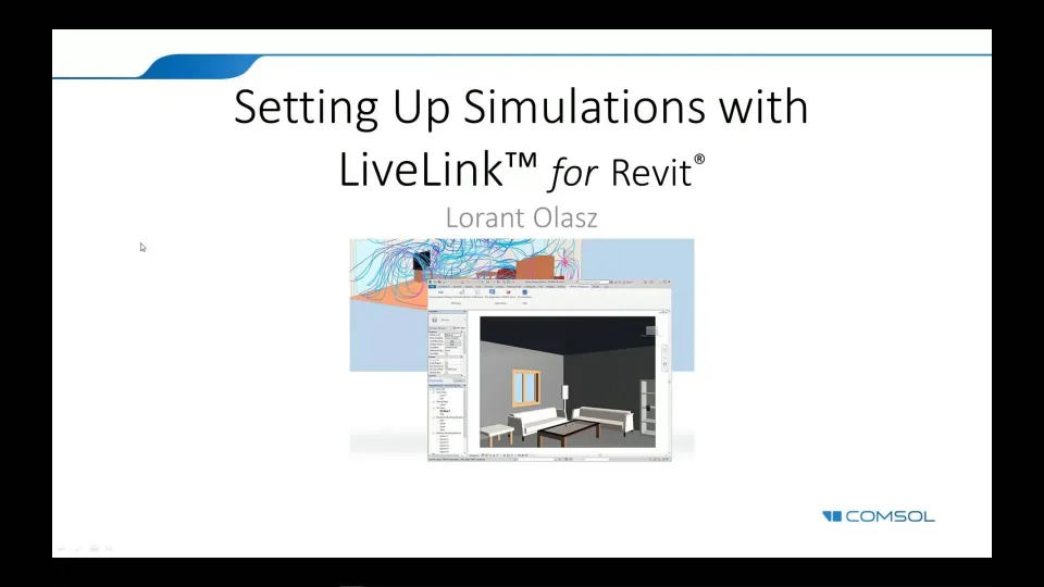 Setting Up a Simulation Using LiveLink™ for Revit®