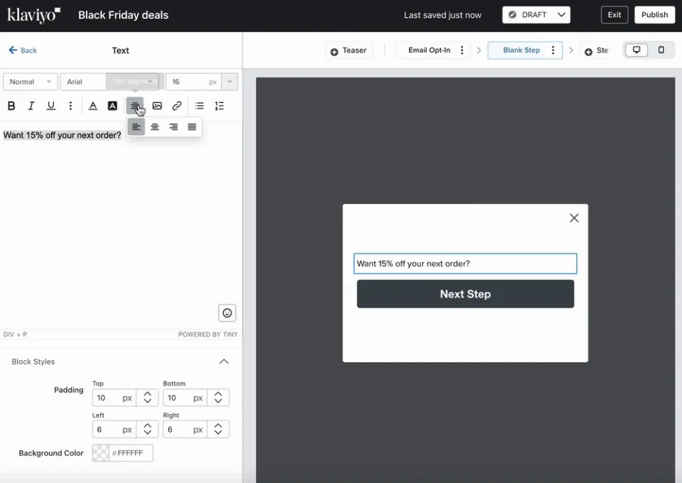 Understanding multi-step forms | Klaviyo Help Center