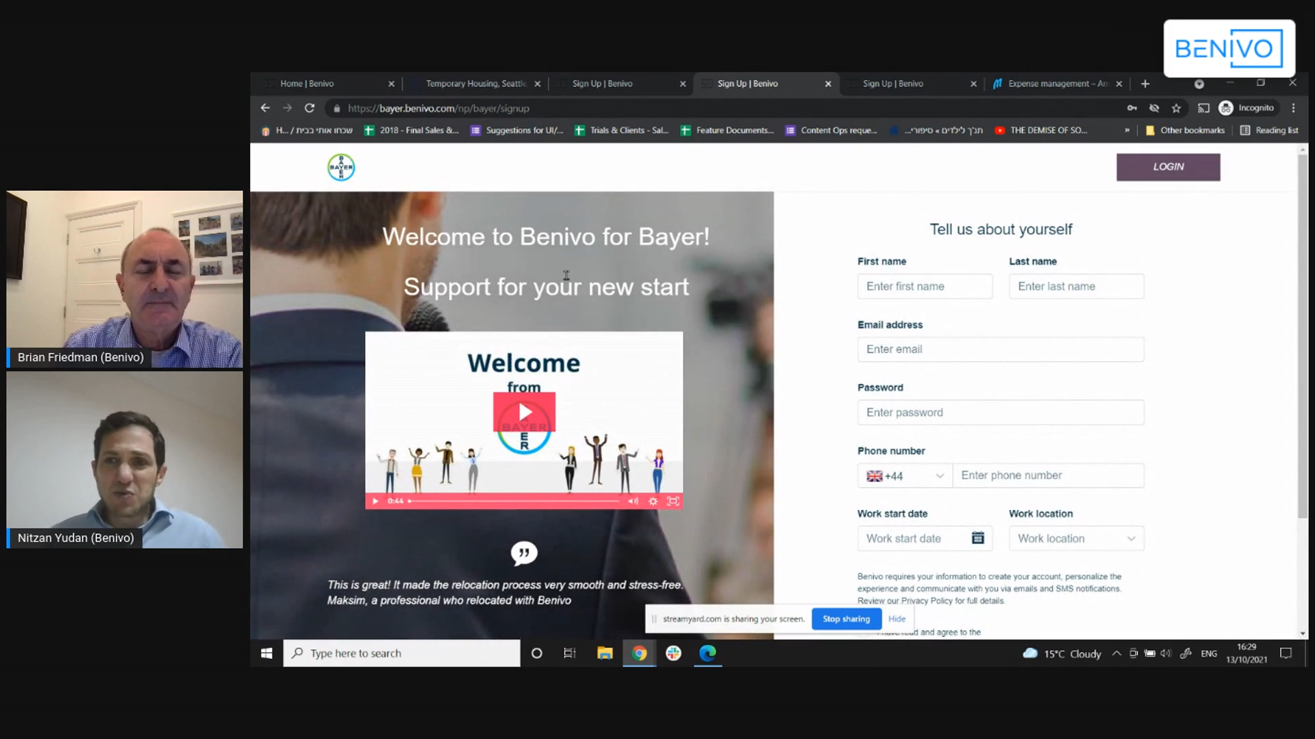 Demo Recordings | Benivo