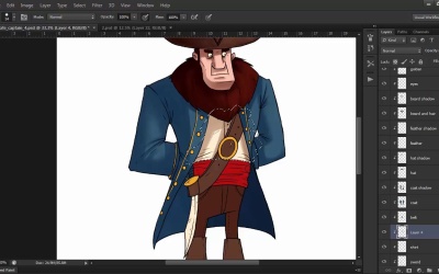 Illustrating Personality in Character Design - Shading and Texture