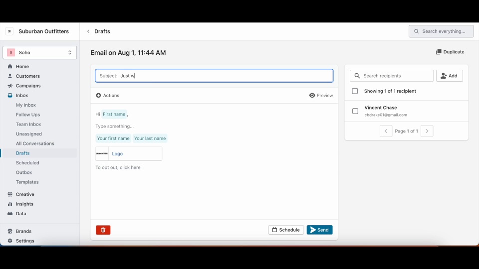 Endear Academy Messaging Customers With Endear