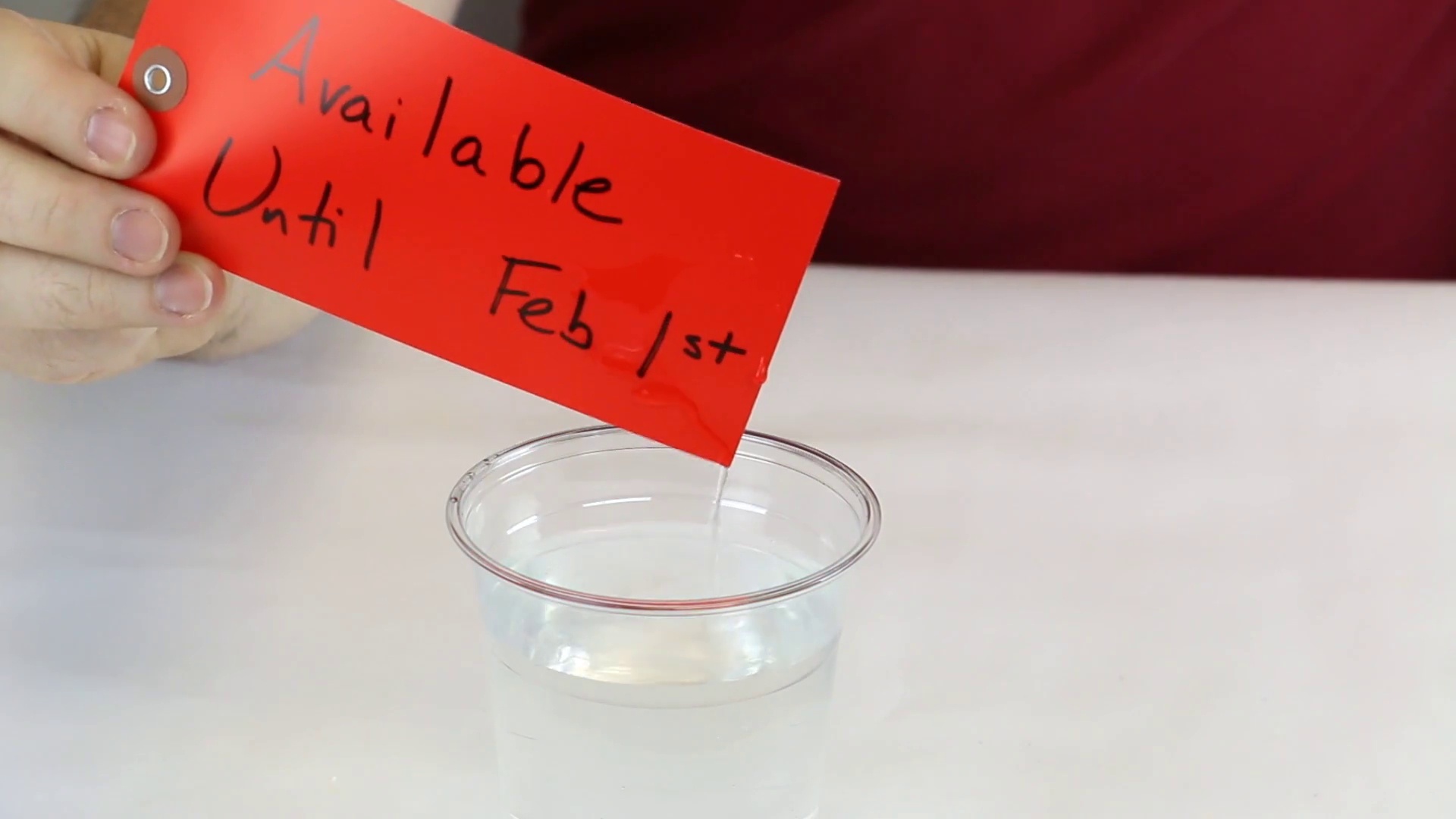 Plastic Tag - Yellow Tear-Proof Blank Plastic Tag, SKU: TG-0465-YL