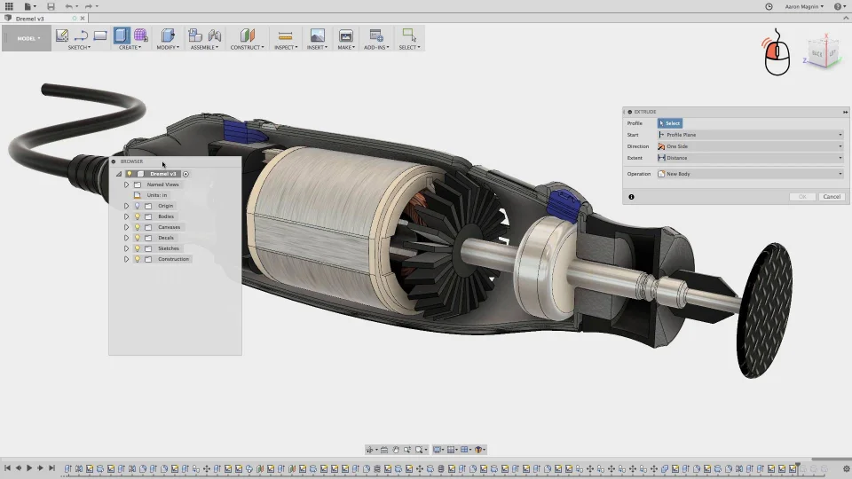 Fusion 360 Help | Quick tip: Menu customization | Autodesk