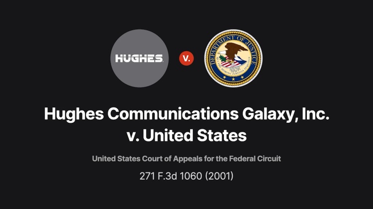 Hughes Communications Galaxy, Inc. v. United States, 271 F.3d 1060 ...