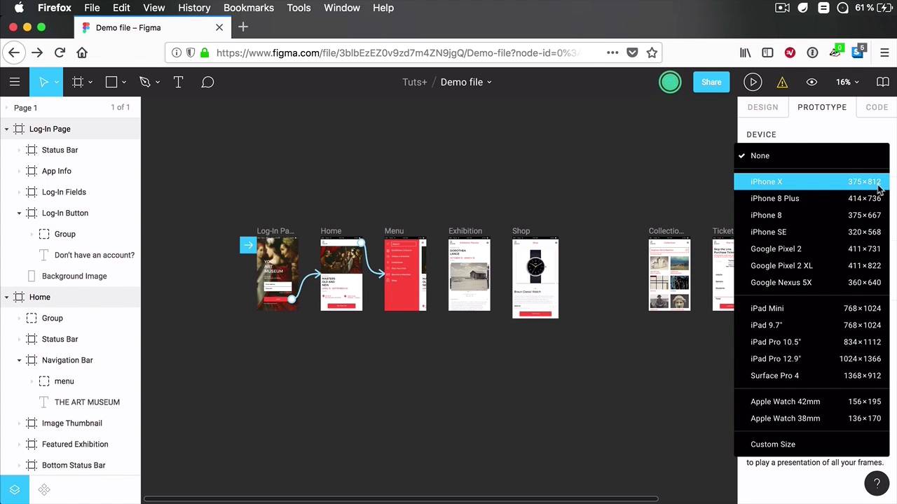 A Guide to Prototyping in Figma - Device Frames