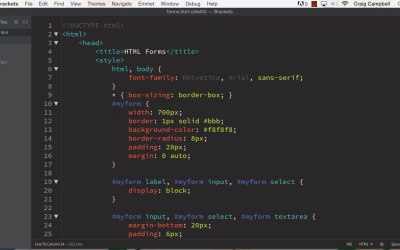 Solid HTML Form Structure - Fieldsets and Legends