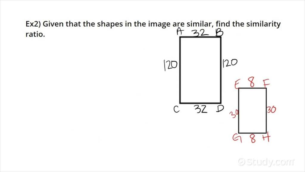 Understanding & Determining Similarity Ratios | Geometry | Study.com
