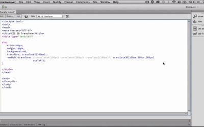 CSS 3D Essentials - Using CSS 3D Transformations