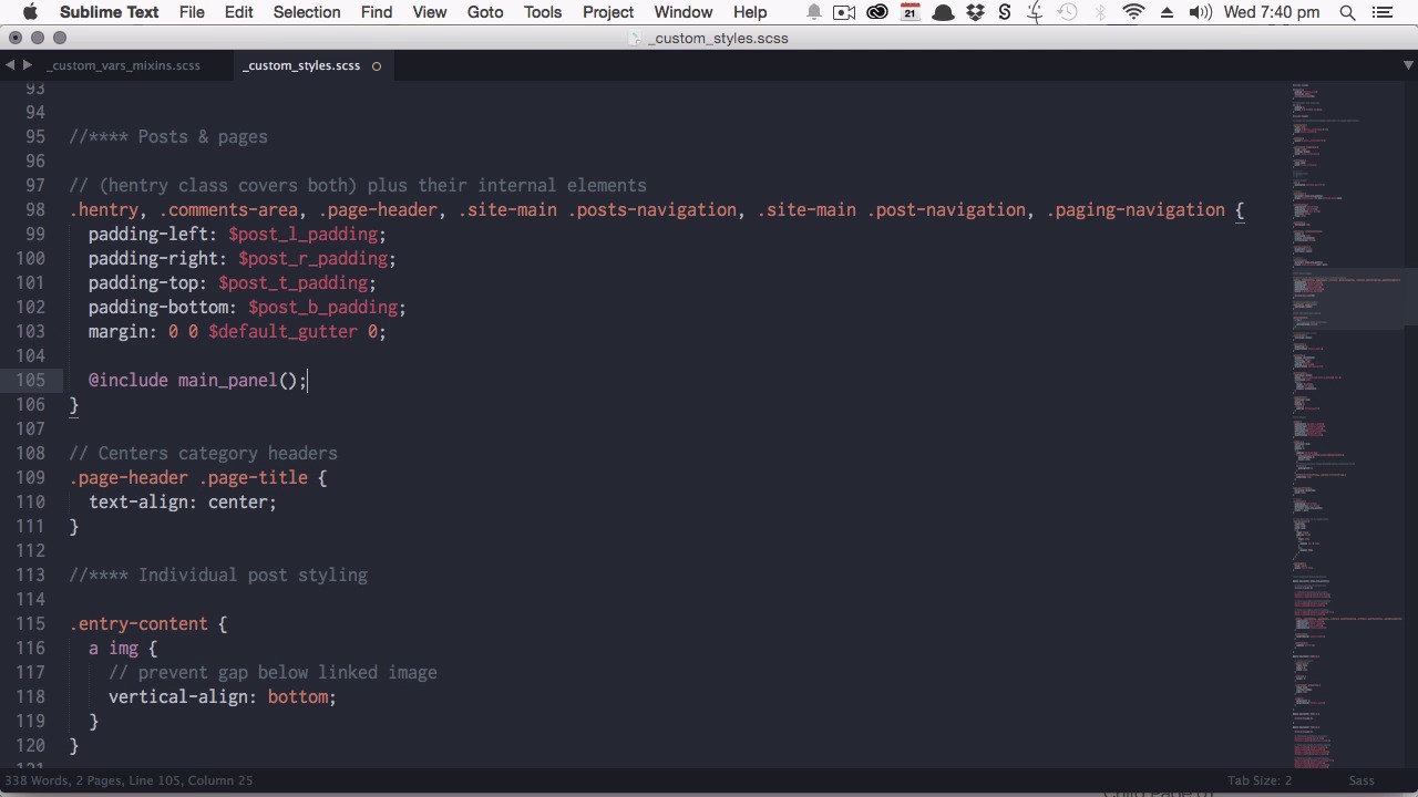 WordPress Theme Creation With Underscores - Add Color, Look & Feel ...