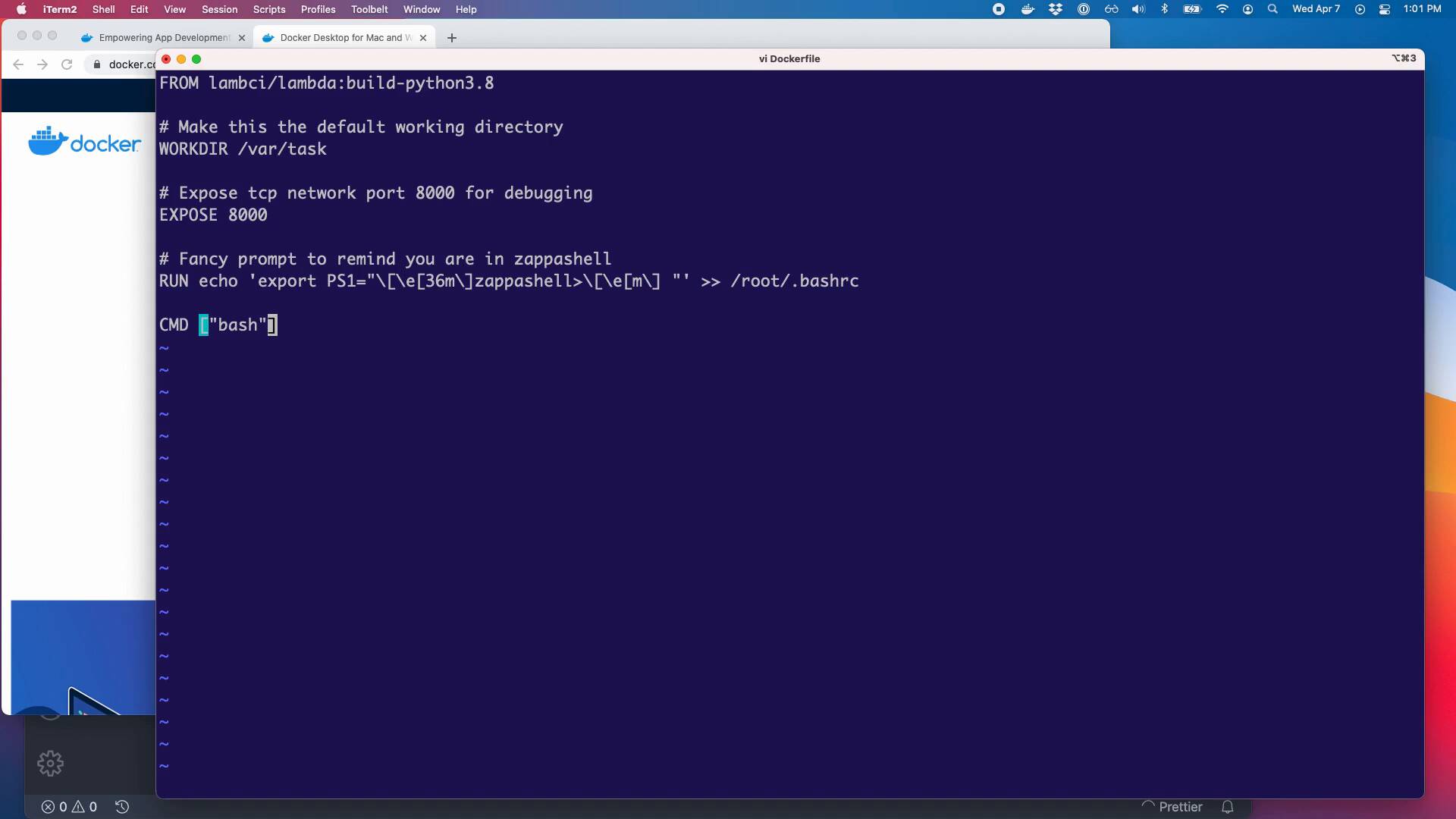 How to Set Up an AWS Lambda-Like Environment with Docker - Serverless Django with Zappa | newline