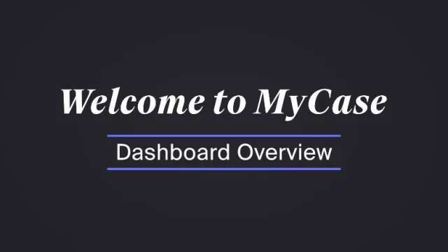 Account Setup Learning Center | MyCase