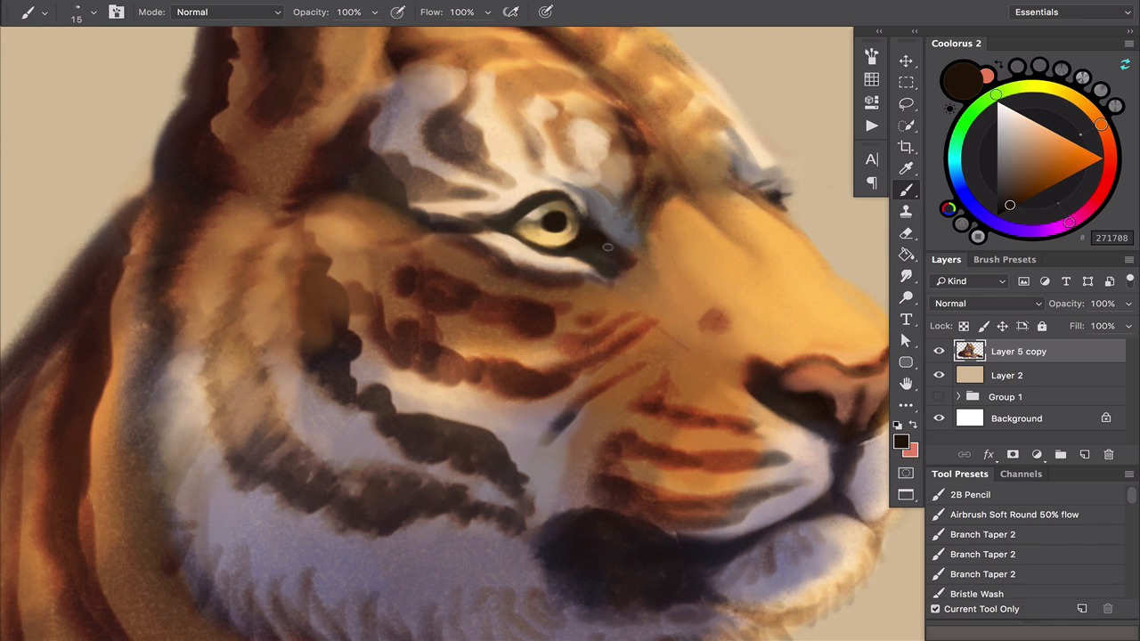 How to Digitally Paint Lighting Scenes - Animal