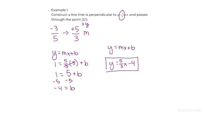 Constructing a Perpendicular Line Through a Point Not on the Given Line ...