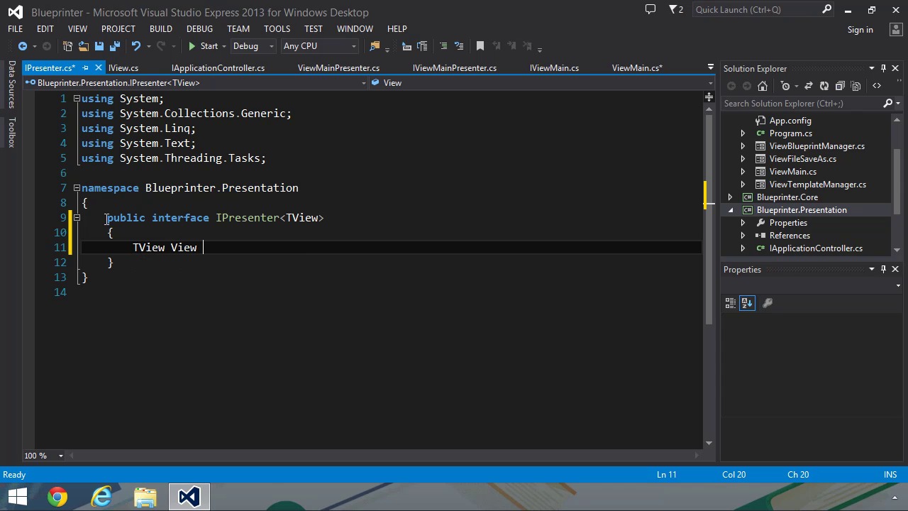 Windows App From Scratch - Writing the Application Controller