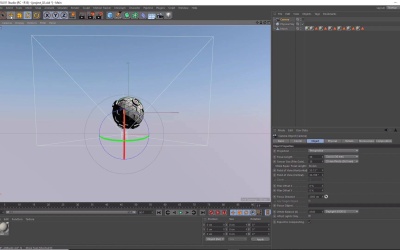 Create a Low Poly Moon With Cinema 4D - How to Use the Camera Tool