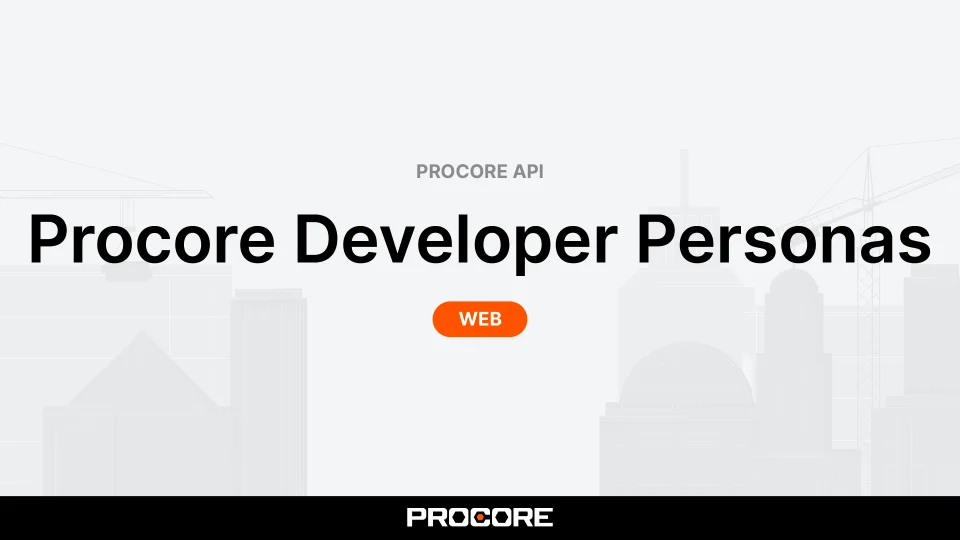 Procore API - Videos - Procore
